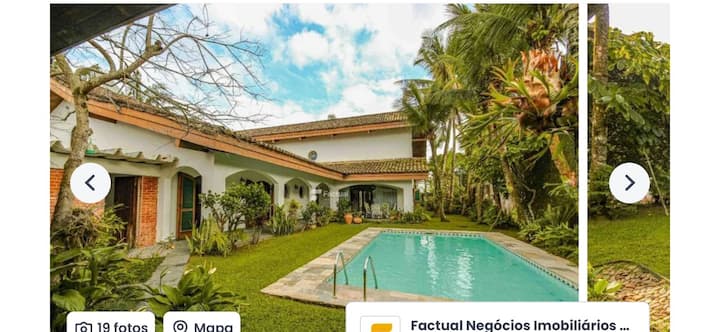 Casa Aconchegante Com Piscina Praia Pernambuco - Guarujá