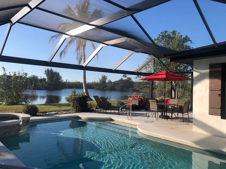 Stylish Lakeside Sanibel Island Pool Home Paradise - Sanibel, FL