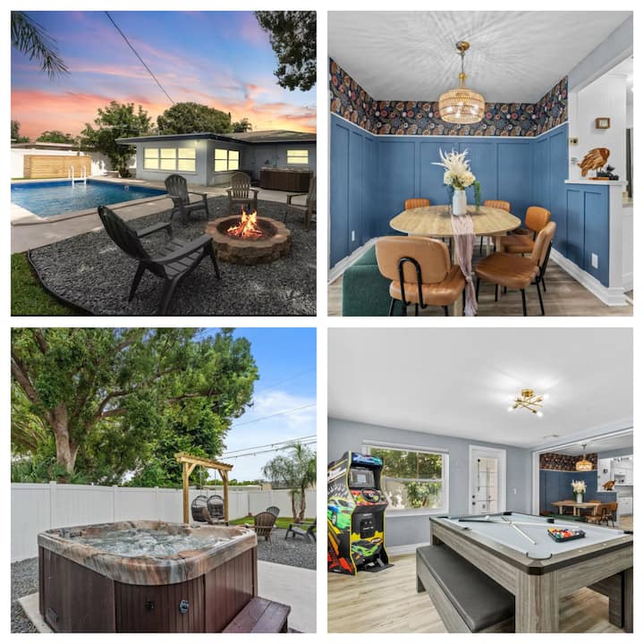 Sltwaterpool&spa-gameroom/minigolf/4mi Togulfbeach - Pinellas County, FL