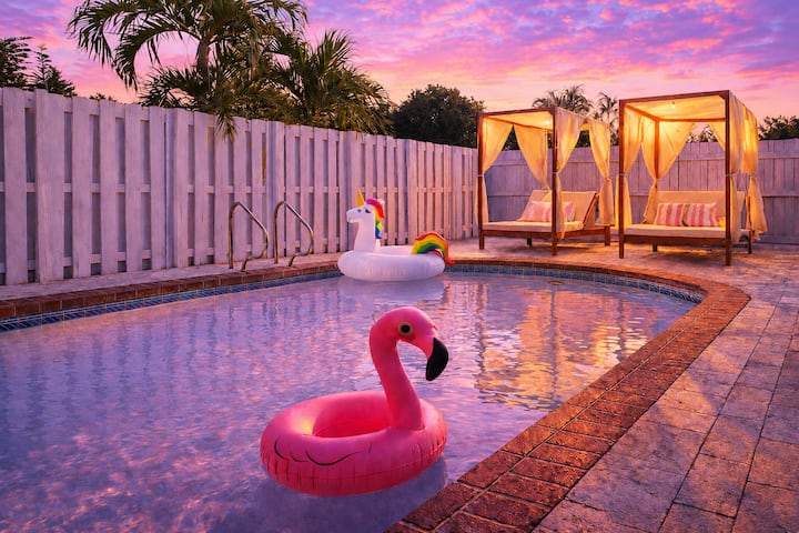 Heated Pool 4 Br Retreat • 30 Min To Wc Stadium - Fort Lauderdale