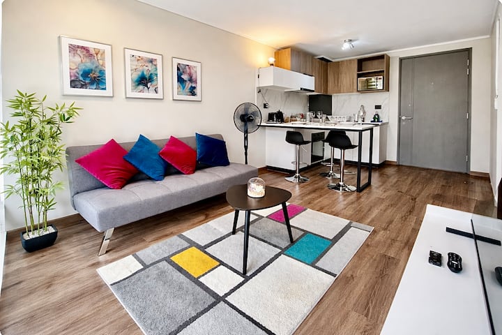 Suite In Historic Downtown: Gym | Terrace | Wifi - Santiago