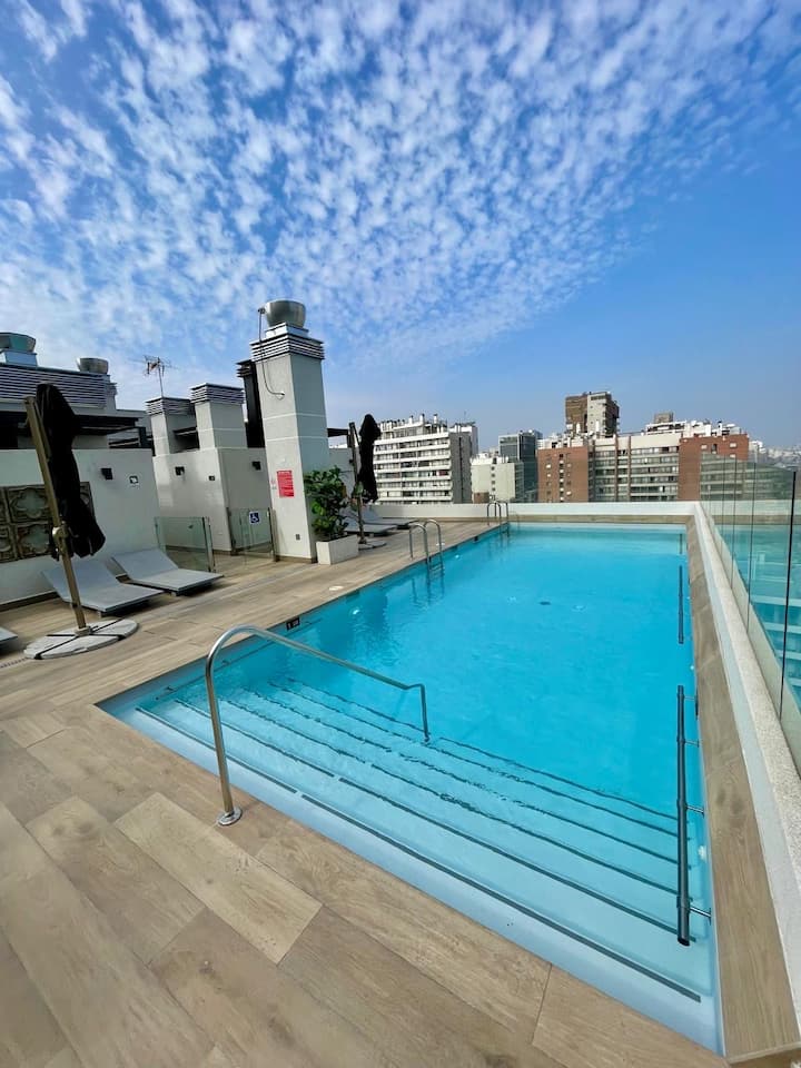Suite In Historic Downtown: Pool | Gym | Terrace - Santiago