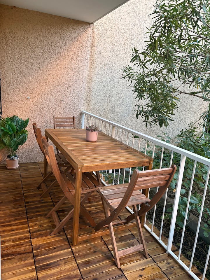 Charmant T2 - Piscine/tennis - 200 M De La Plage - Six-Fours-les-Plages