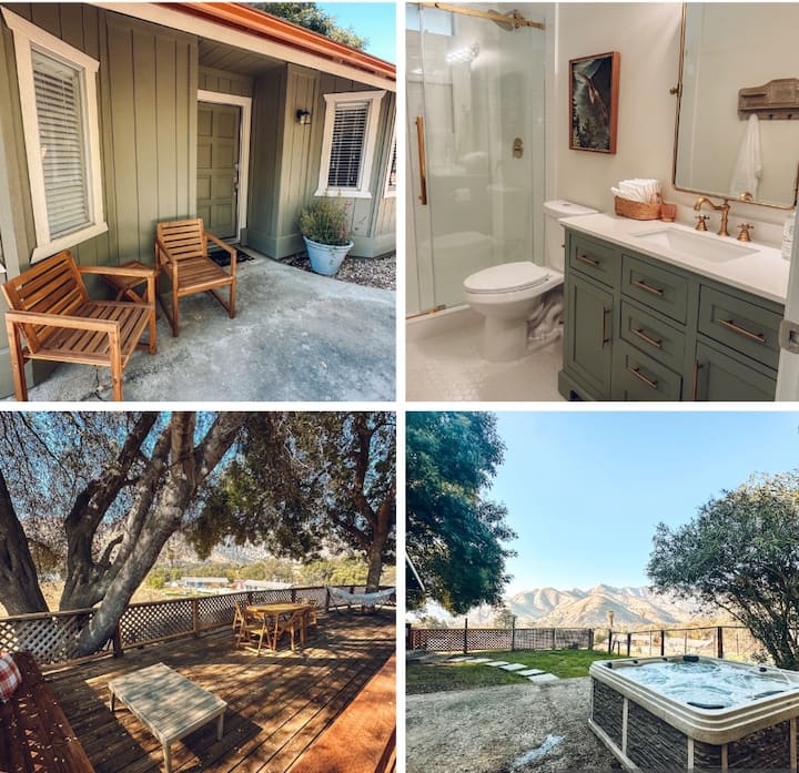 Stylish Sequoia Gateway! Large Deck With Hot Tub - 三河