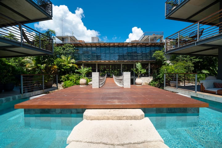 Luxury 1br: Coba Ave + Rooftop Infinity Pool - Paradise Beach