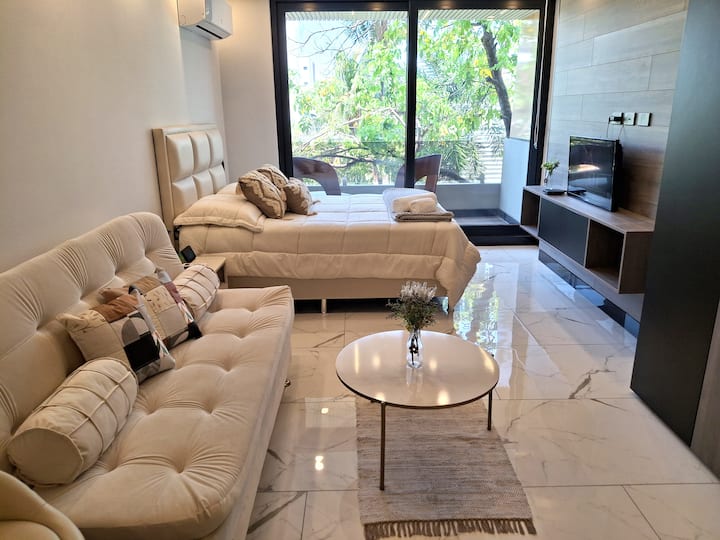Equipetrol Luxury Studio Con Balcón Y Estilo - Bolivia