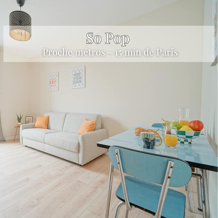 So Pop • Proche Des Puces • 10 Min Métros 13 Et 14 - Paris 18e Arrondissement