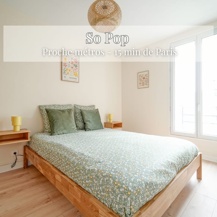 So Pop • Proche Des Puces • 10 Min Métros 13 Et 14 - Porte de Clichy