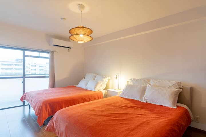 M13)2.5bedroom10people/13mins Gohukumachi - Fukuoka