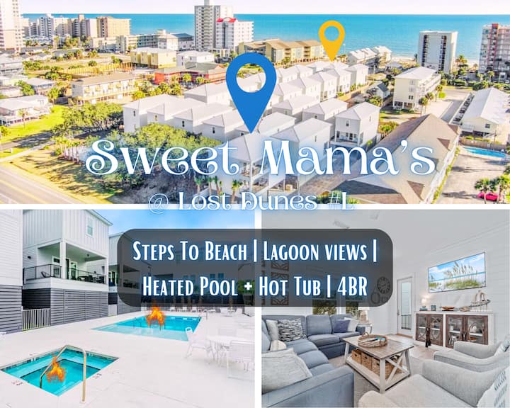 Beach & Lagoon! Water View*heated Pool*hot Tub*4br - Gulf Shores, AL