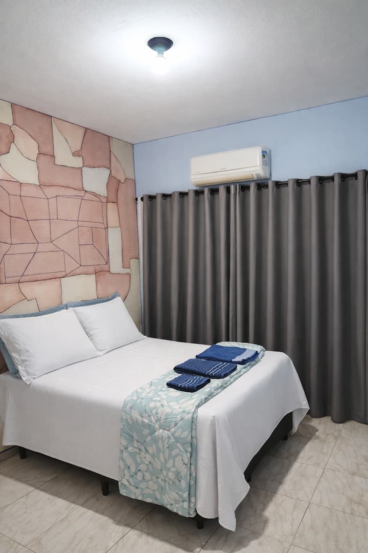 Ar-condicionado, Chekin 24h, Vaga/grátis, Banheiro - Cuiabá