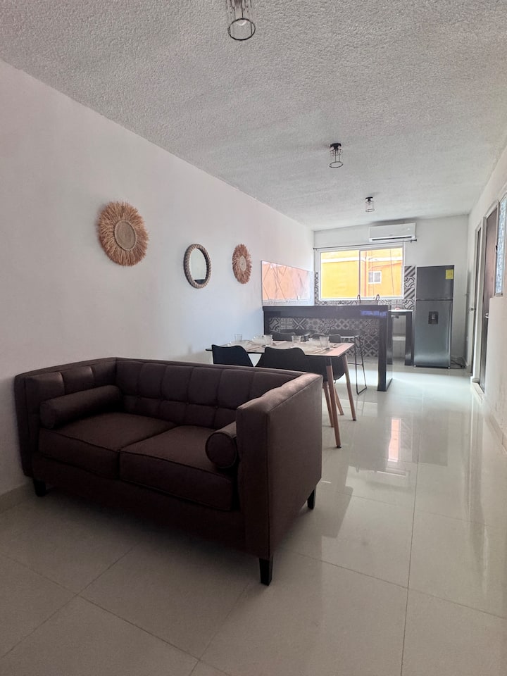 Depa Acogedor Recien Amueblado En Pomoca 2 Habs - Villahermosa, Mexico