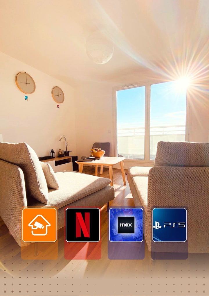 Séjour Tennis – Appartement Cosy Près Des Clubs - Melun