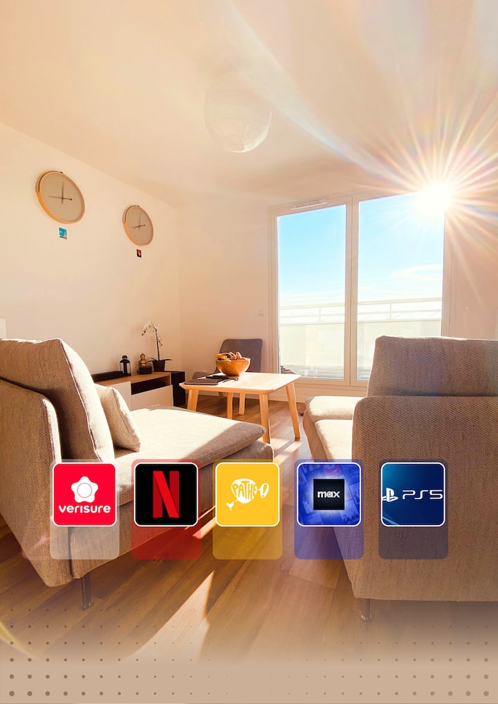 Séjour Tennis – Appartement Cosy Près Des Clubs - Melun