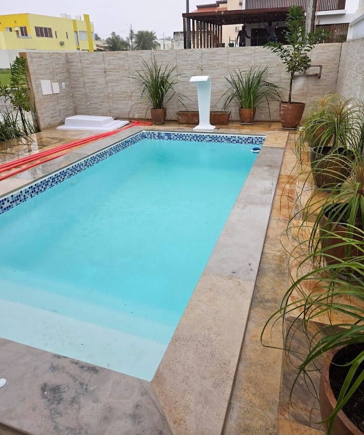 Casa 4 Quartos, Piscina E áRea Gourmet Frente Mar. - Aracaju