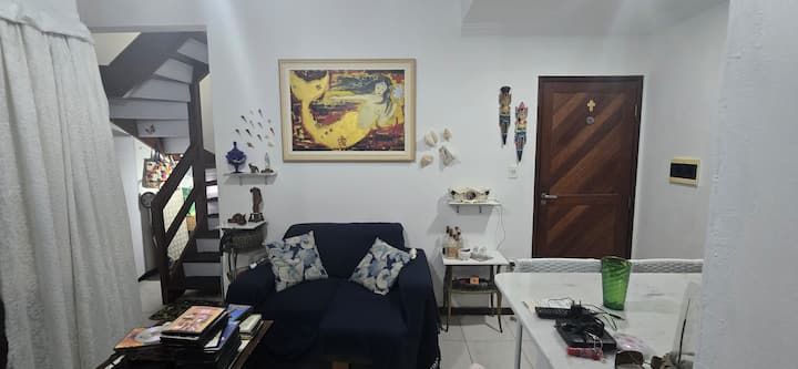 Excelente Casa Mobiliada, Frente Pro Mar. - Salvador