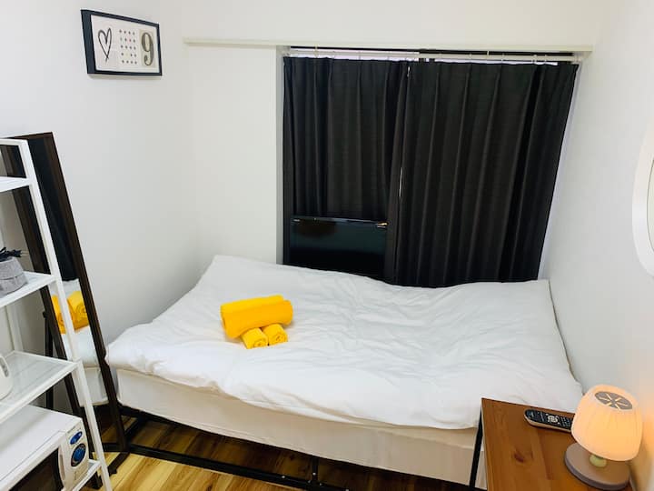 Shinjuku Japanese Style Double Bed Room Free Wifi - Shinjuku Station