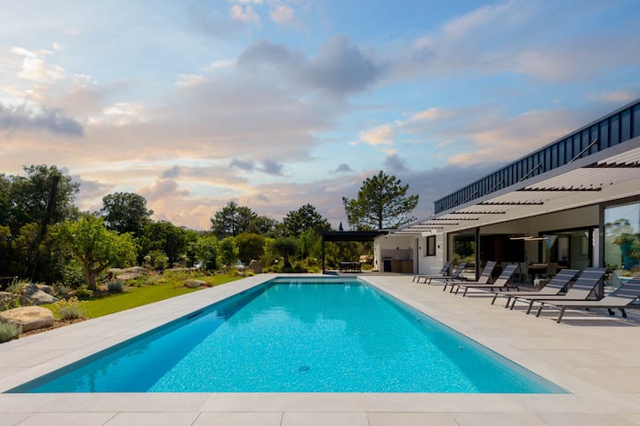 Villa Plage à Pied, 5 Chambres 1 Pmr, Piscine 15m - Porto Vecchio