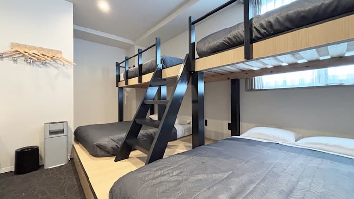 【Hen-d】6人で宿泊可！中州川端にも天神にも徒歩圏内！近くに大型商業施設有！ - Fukuoka