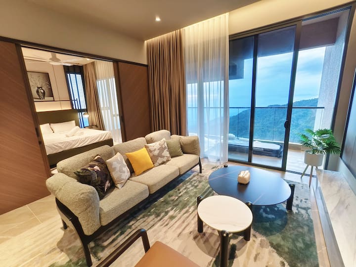 Antara Genting Jaccuzi Mountain View 3br -8pax 2cp - 겐팅 하일랜즈