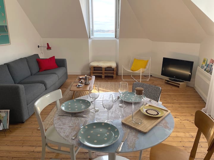 Charmant 3 Pièces Vue Mer Au Coeur Du Centre - Douarnenez