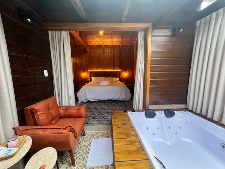 Cabana 01 - Serra Gaúcha C/ Banheira Hidromassagem - Nova Petrópolis