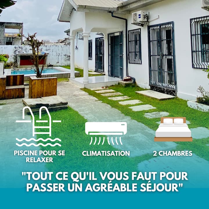 Appartement  Avec Piscine Mpita Pointe Noire - Ponta-negra