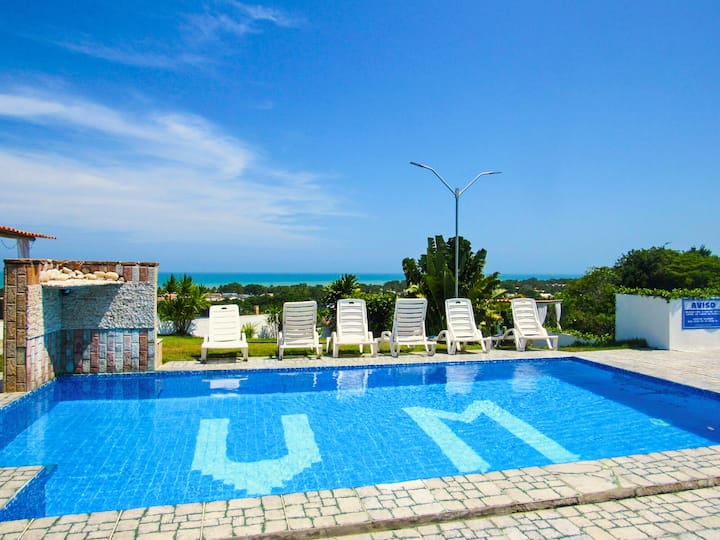 Apê 2 Suítes Com Vista Para O Oceano - Porto Seguro