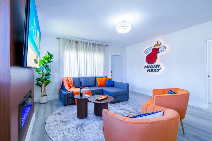 Miami Game Day | 10 Min Airport | 6 Ppl | Bbq&fun - Doral, FL