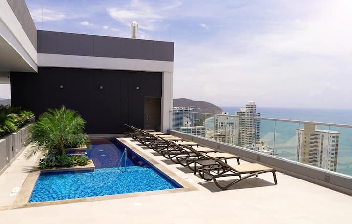 Hermoso Apartamento Moderno Cercano A Las Playas - Santa Marta