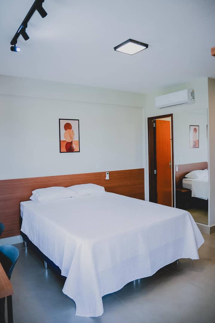 Loft Completo E Climatizado A 2 Minutos Do Centro - Várzea Grande