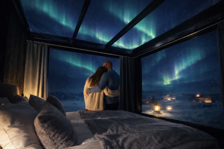 Levi - Ylläs Aurora Igloo Village - Hot Tub - Muonio