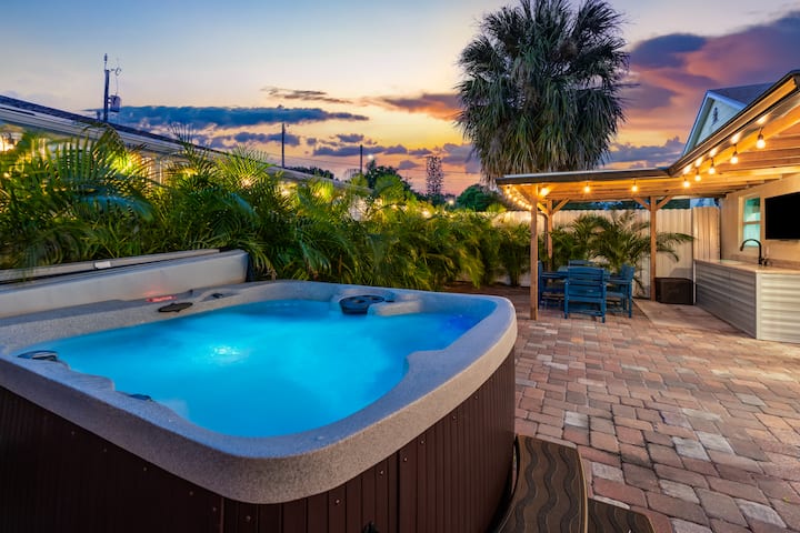 Private Spa Oasis | Sauna • Hot Tub • Cold Plunge - 棕櫚泉