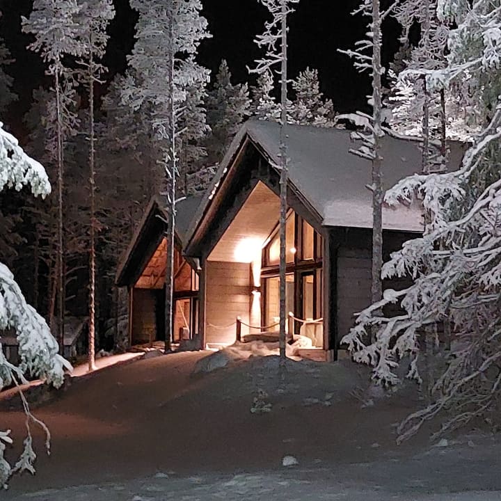 New Cabin Near Ylläs-private Sauna, 2min To Skibus - Äkäslompolo