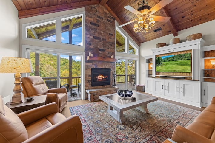 Golf Course Views & Mountain Breezes - 2br Condo - Cherokee, NC