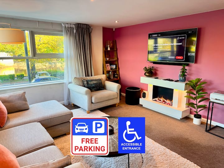 Free Parking York City Centre Flat With River View - York