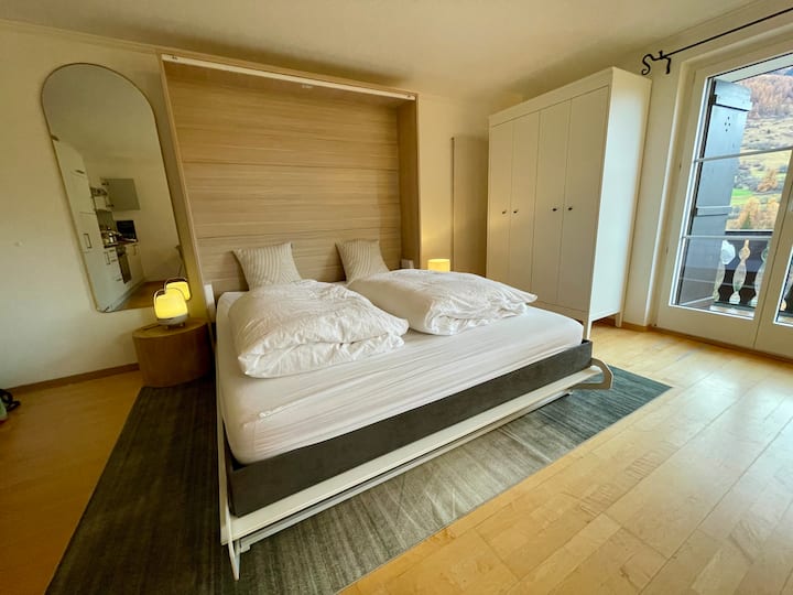 Studio With Mountain Views (Garage Included) - Ardez