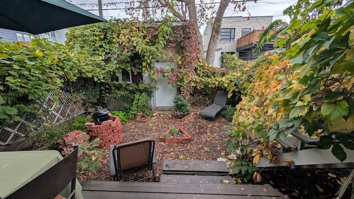 Oasis Urbaine Avec Jardin Privé, Terrasse & Bbq - Montreal