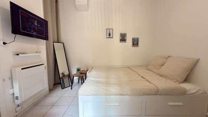 La Cuvée Rémoise - Studio Cosy Proche Centre-ville - Reims