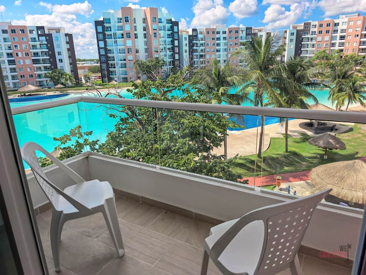 Laguna, Vista A La Alberca, Parking, Seguridad - Cancún