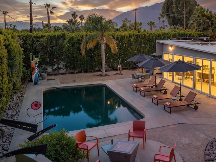 Artful Palm Springs Oasis W/ Saltwater Pool - Palm Springs, CA