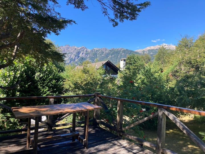 Hermosa Cabaña De Montaña Con Vista Al Belvedere - Villa La Angostura