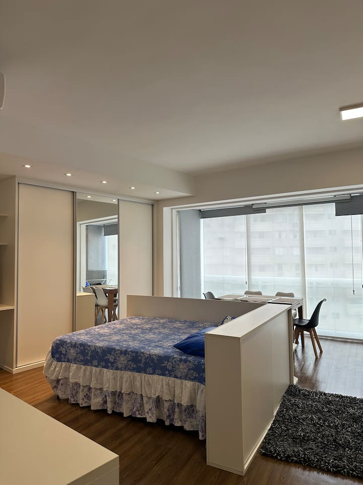 Apartamento Studio Pé Na Areia Em Santos - Santos