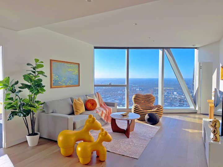 Wsp Skyvista 3br | 270° View + Bath Tub & Pool - 멜버른