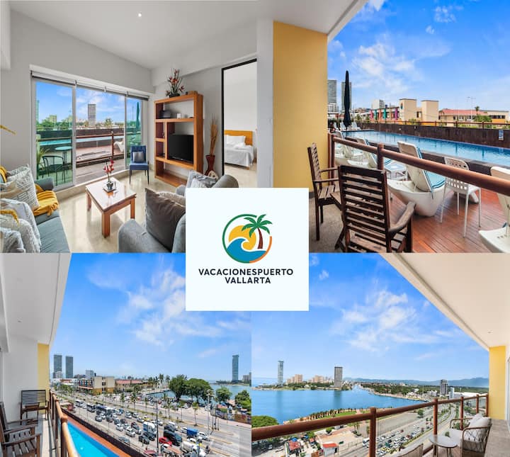 8-bdr Ocean-view, Casino, 4 Suites, Free Shuttle - Puerto Vallarta