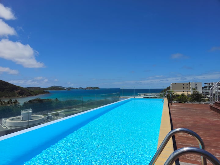 F3 Tout éQuipé Vue Mer Et Piscine Partagée Parking - Nouméa