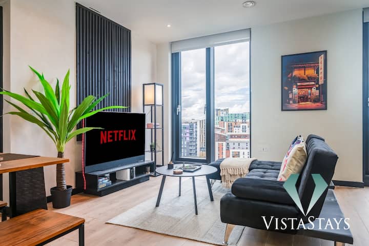 *Japanese 1 Bed - Free Park / Mario K / Gym / Ac - Manchester