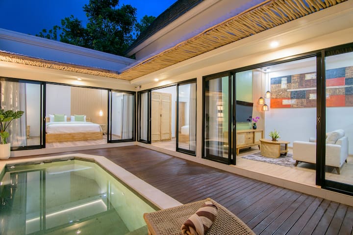 Romantic 2br Villa W/pool&modern Design - Seminyak - Kuta