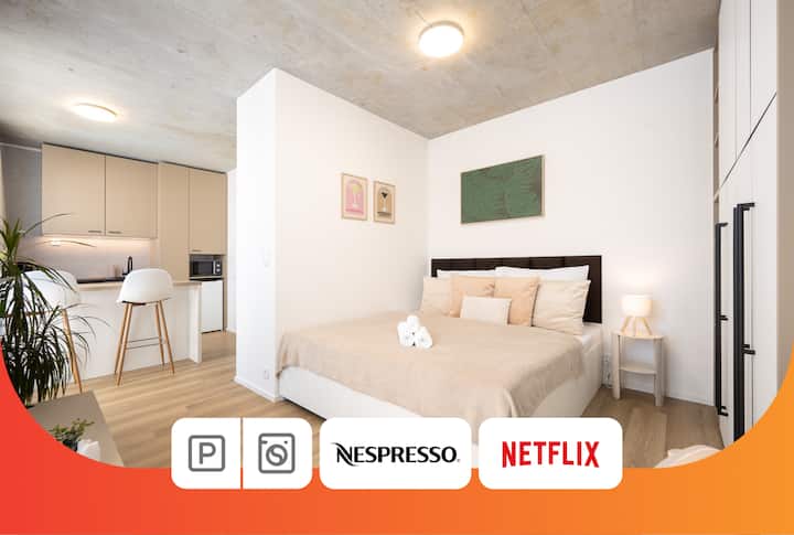 Superior Apartment | Kávovar | Netflix | Balkon - Brno