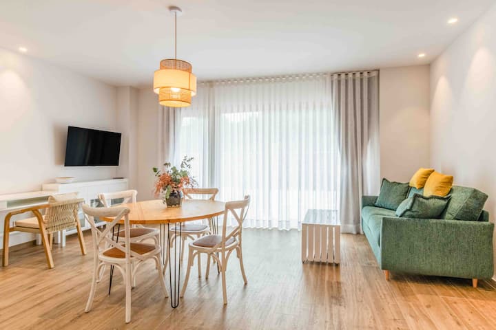 Accessible Apartment With Terrace & Garden View - Carranza